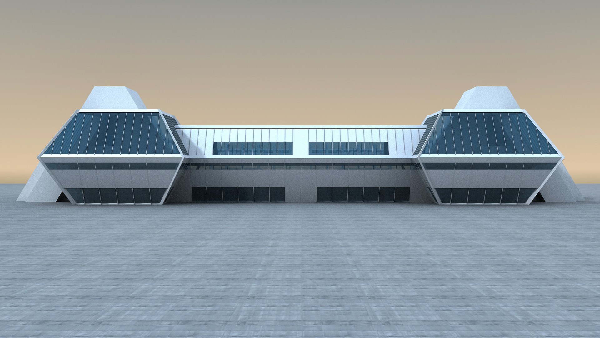 Future Building 009 3D model - TurboSquid 2038526