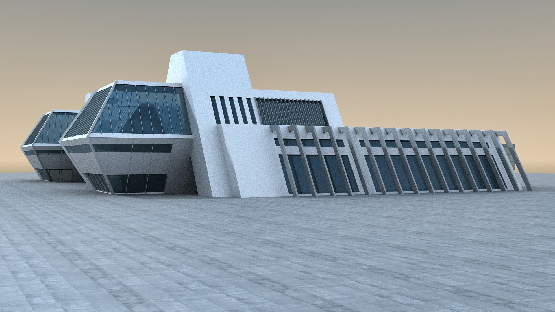 Future Building 009 3D model - TurboSquid 2038526