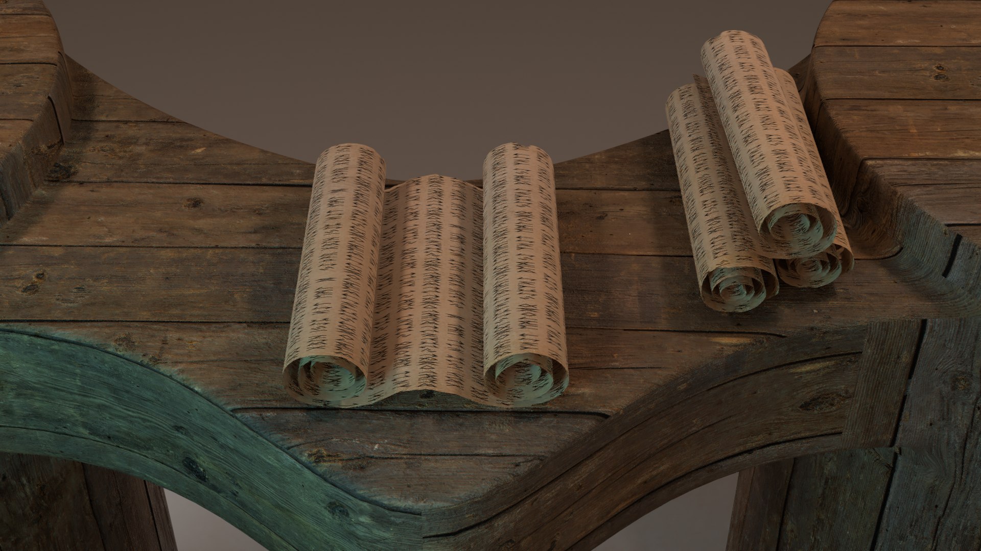 Scroll 3D model - TurboSquid 1764824