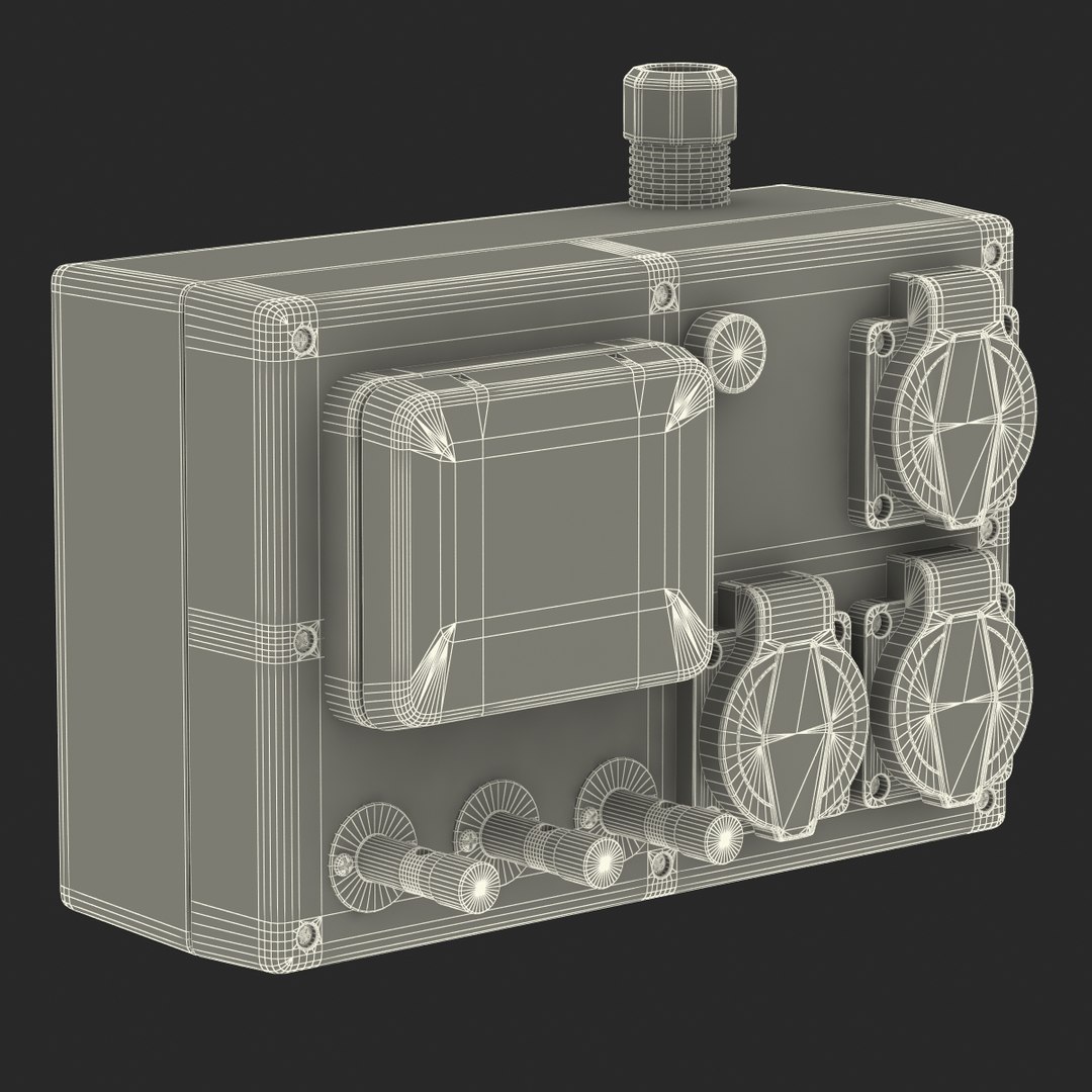 Electrical Panel Board 3d Model