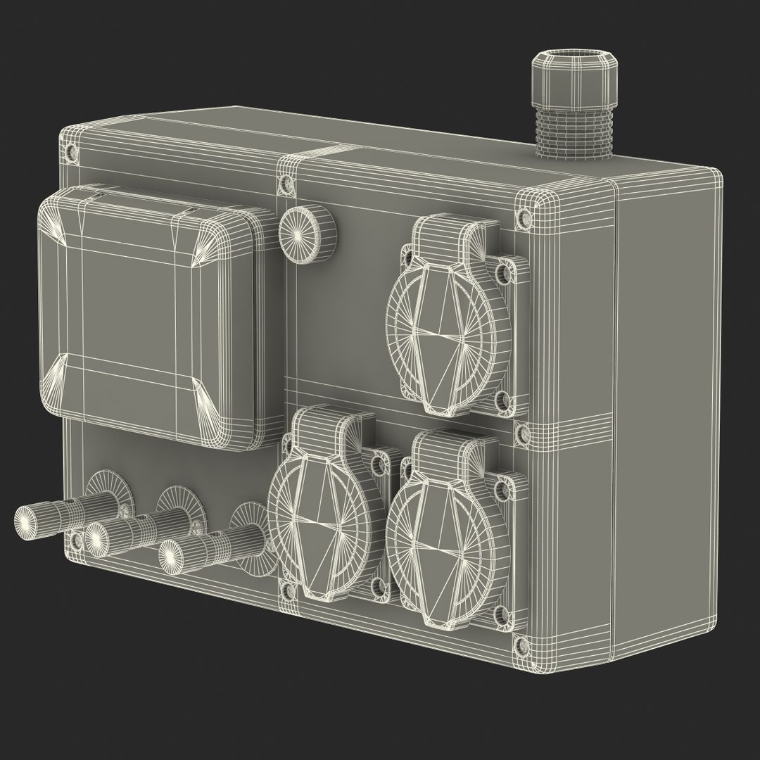 Electrical Panel Board 3d Model