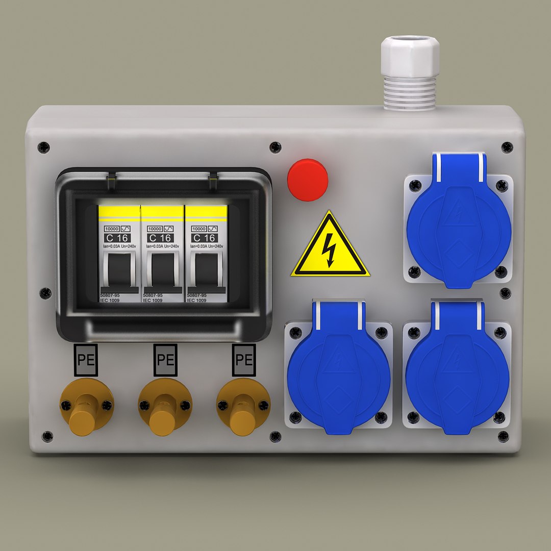 Electrical Panel Board 3d Model