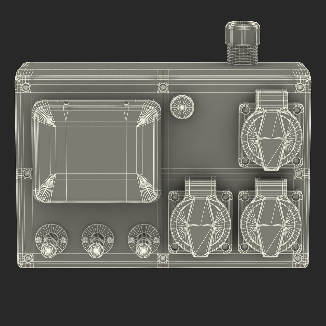 Electrical Panel Board 3d Model