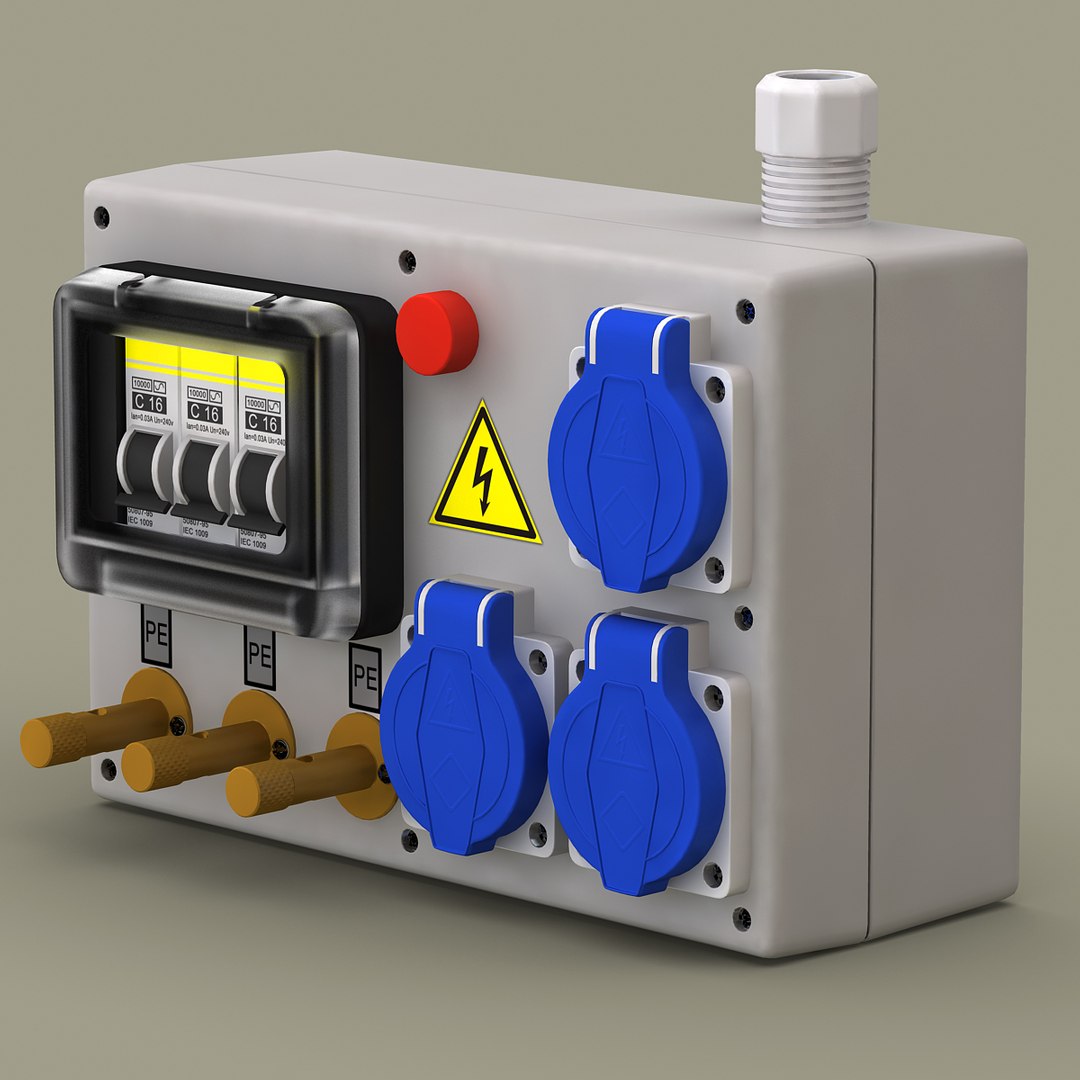 Electrical Panel Board 3d Model