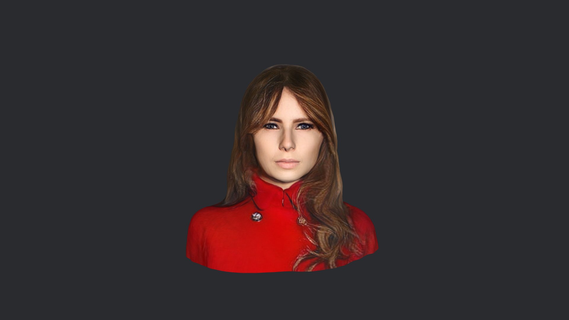 3D Melania Trump- Realistic Bust Head Ready 3d Model Model - TurboSquid ...