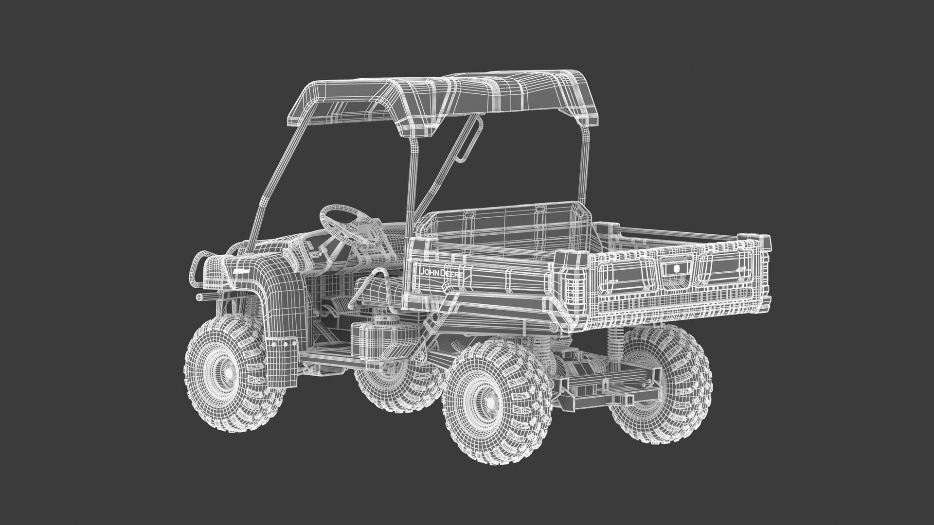 3D John Deere HPX615E Utility Vehicle 1 Model - TurboSquid 2315644