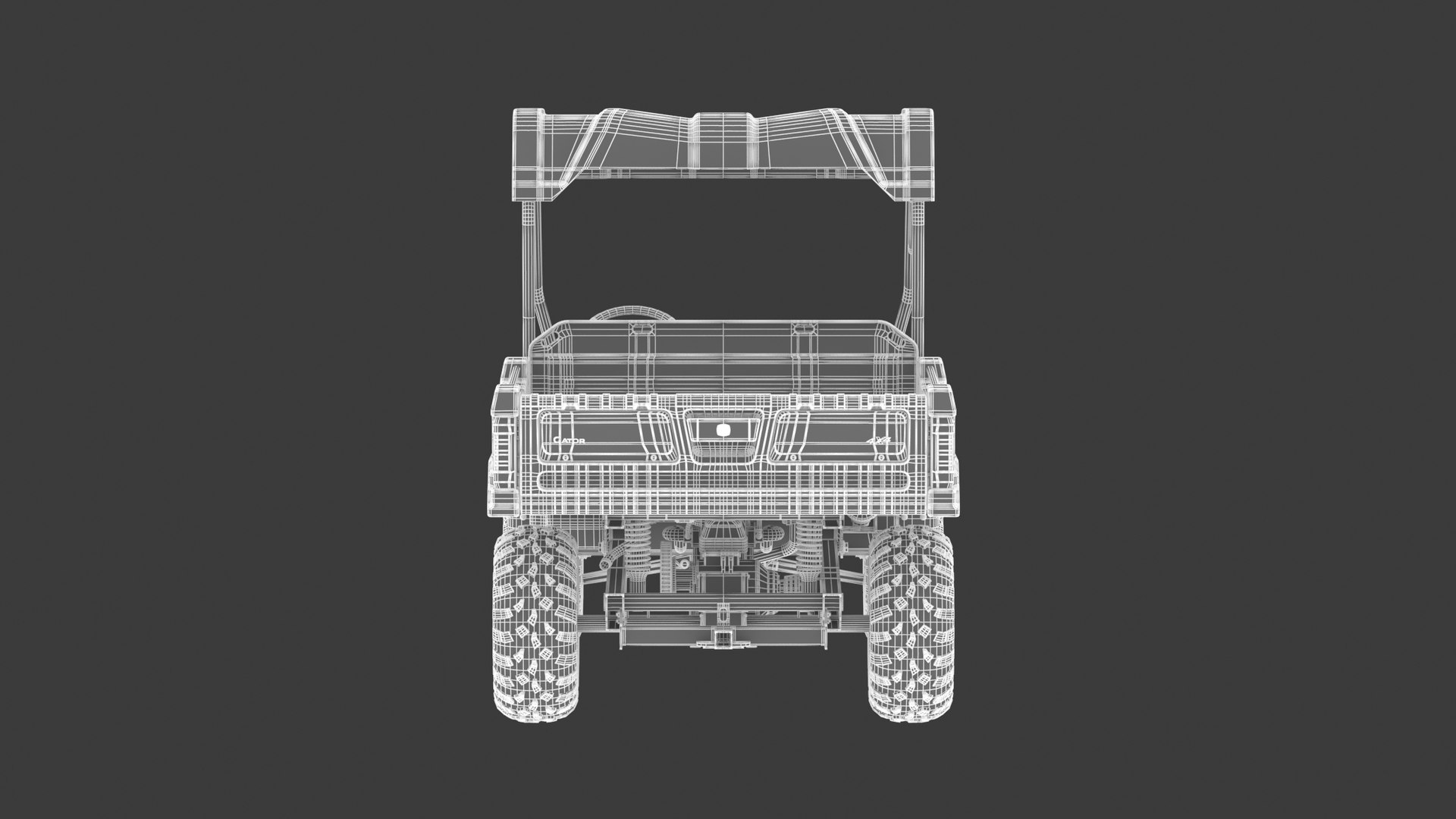 3D John Deere HPX615E Utility Vehicle 1 Model - TurboSquid 2315644