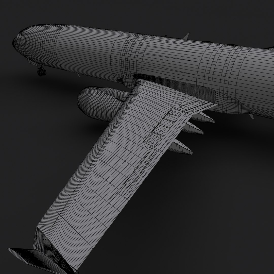 bbj-3 jet b business 3d dxf