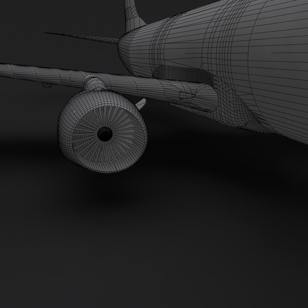 bbj-3 jet b business 3d dxf