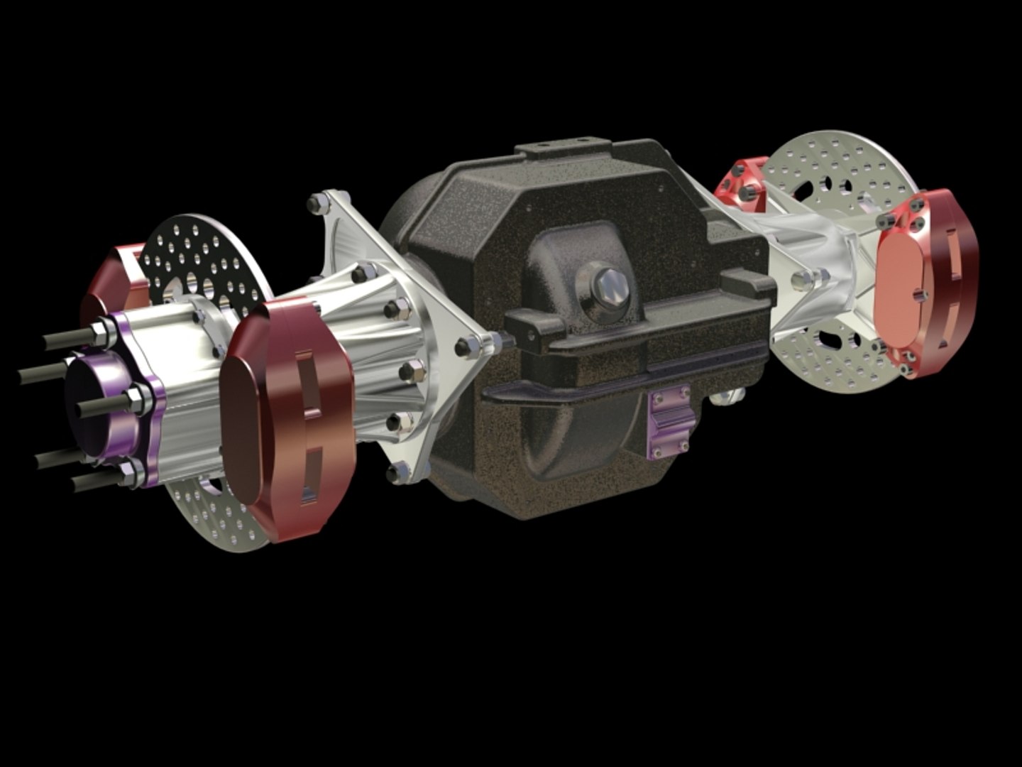 3ds Max Drag Racing Rear End
