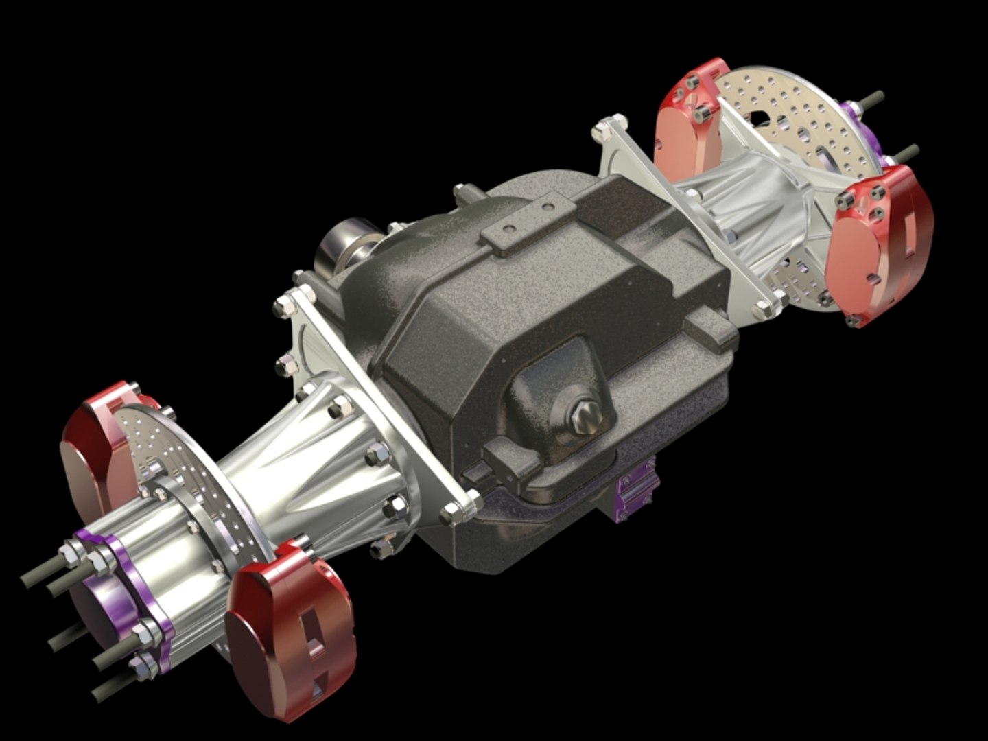 3ds Max Drag Racing Rear End