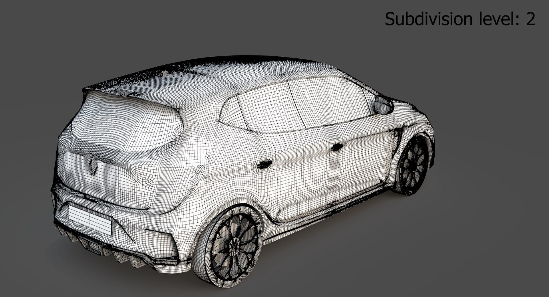 Renault Megane R S 3D Model - TurboSquid 1267486