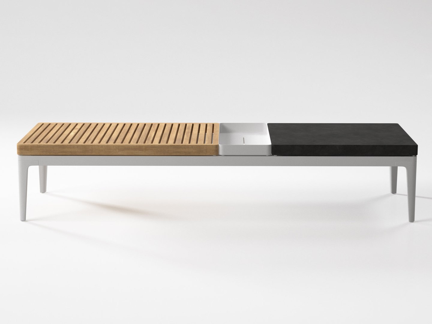 Grid Coffee Table 3D - TurboSquid 1172390