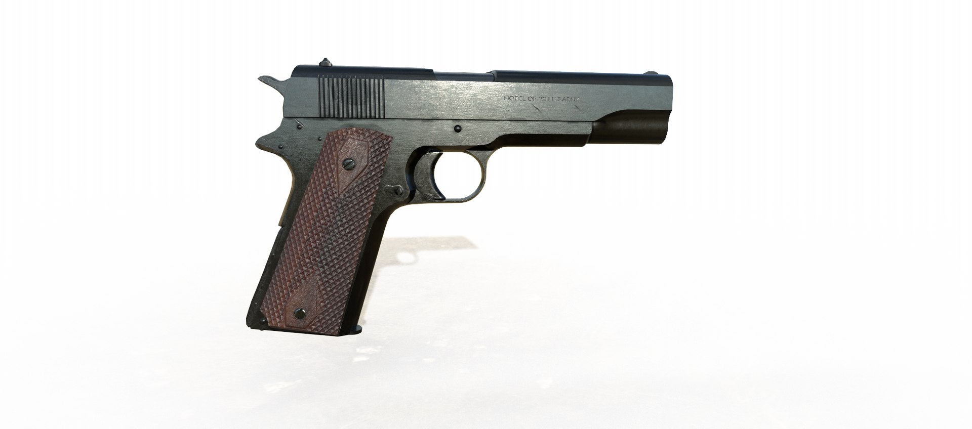 M1911 Gun Blender 3D Model - TurboSquid 1374764