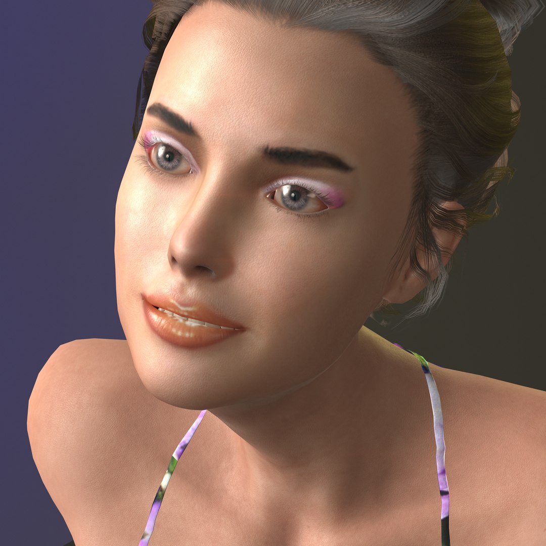 3D Model Realistic Carin Bw - TurboSquid 1491865