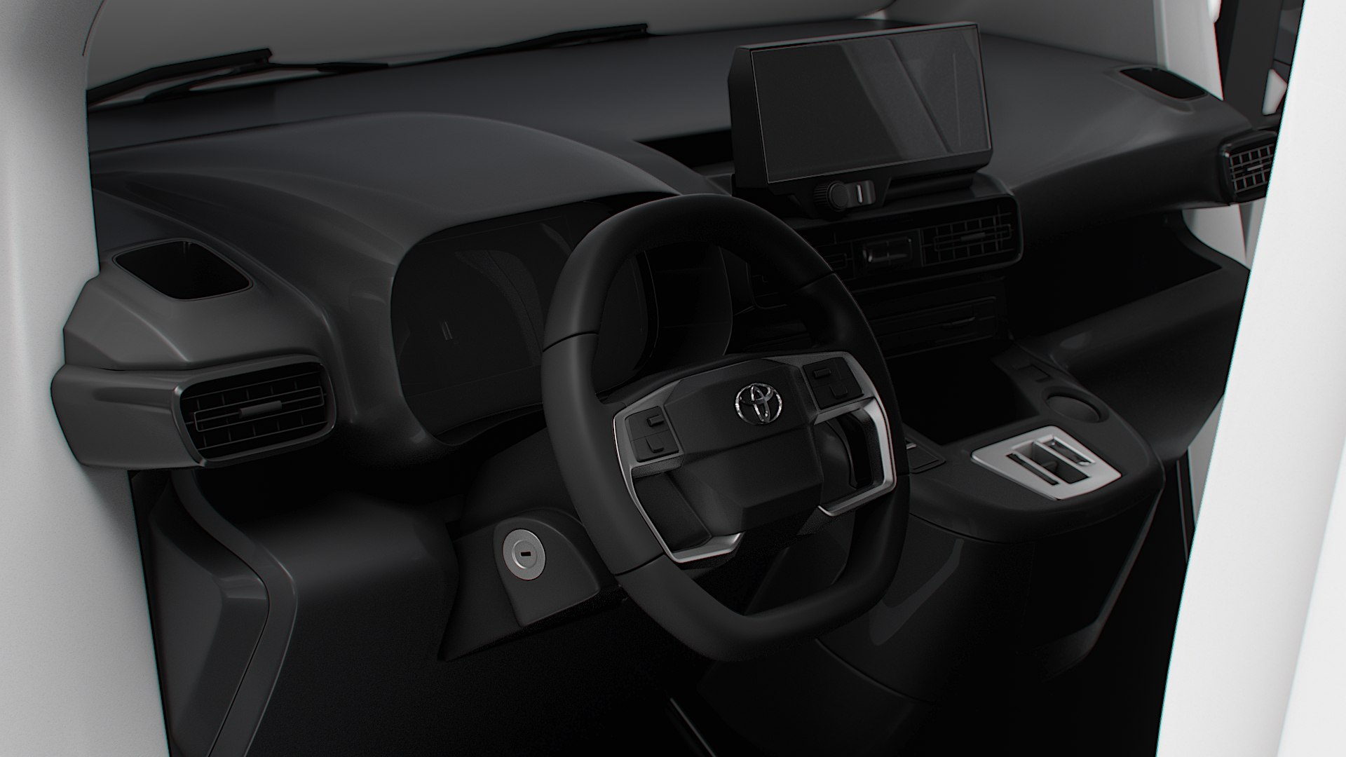 Stellantis Small E Van HQ Interior Tailgate 2024 Model - TurboSquid 2366273