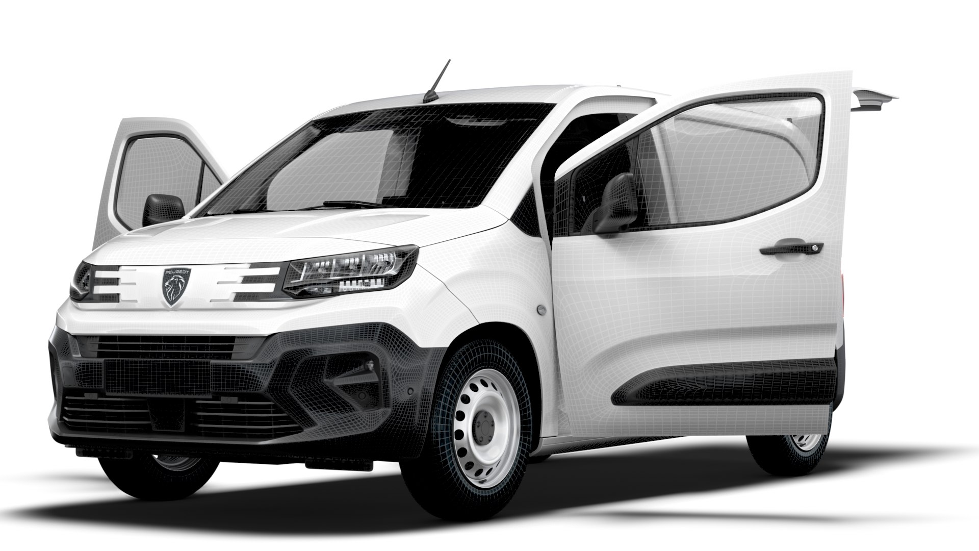 Stellantis Small E Van HQ Interior Tailgate 2024 Model - TurboSquid 2366273