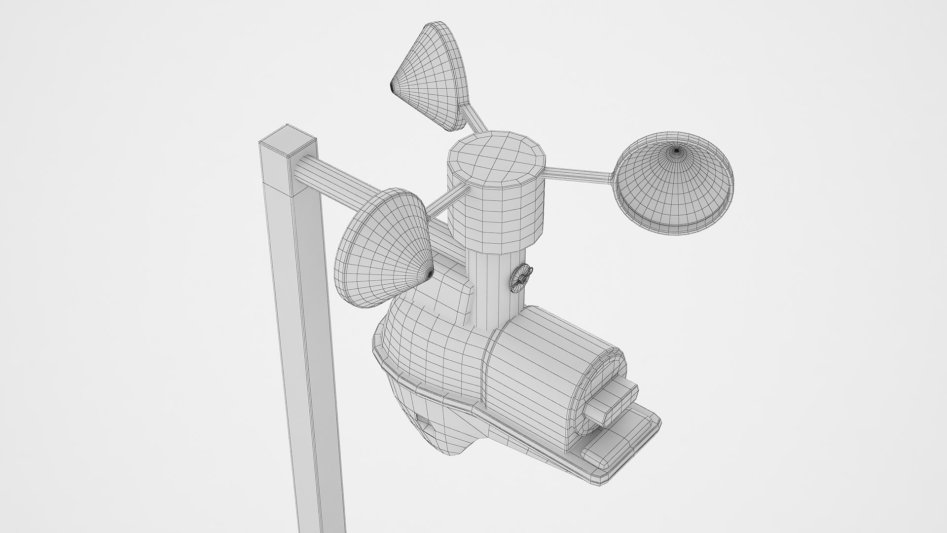Wireless Wind Speed Sensor 05 3D - TurboSquid 1726394