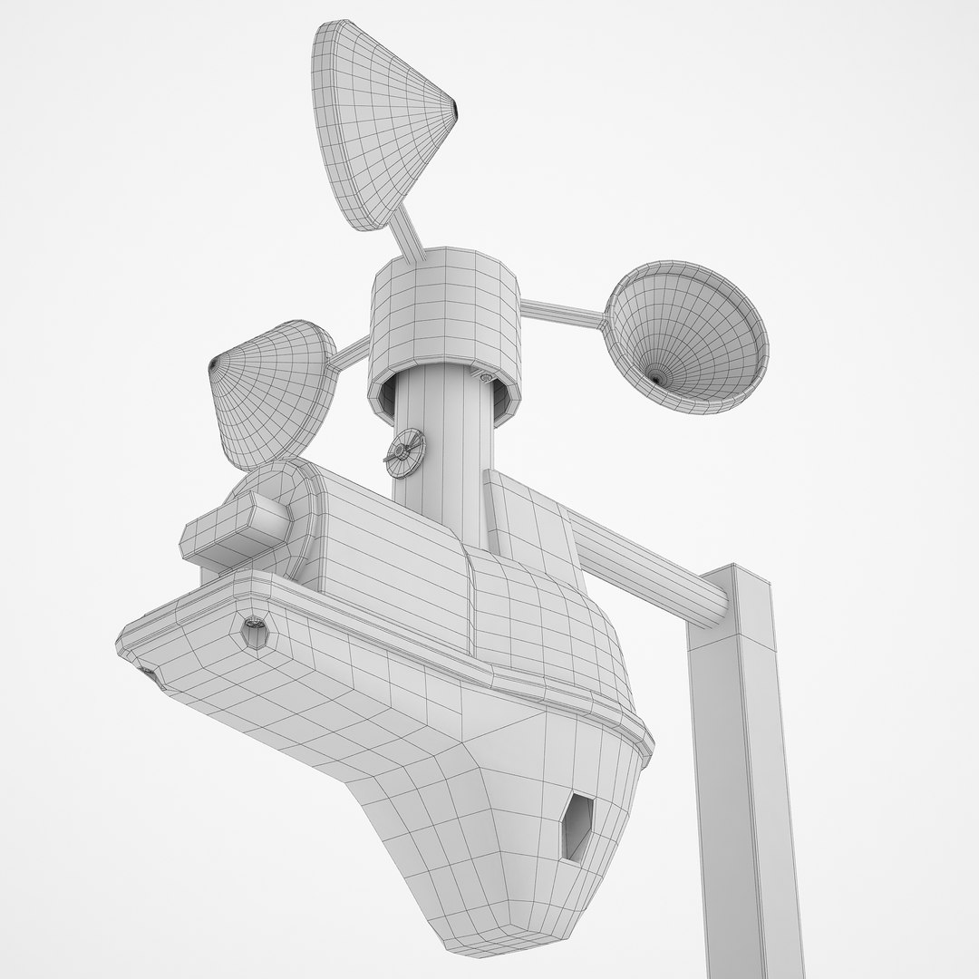 Wireless Wind Speed Sensor 05 3D - TurboSquid 1726394