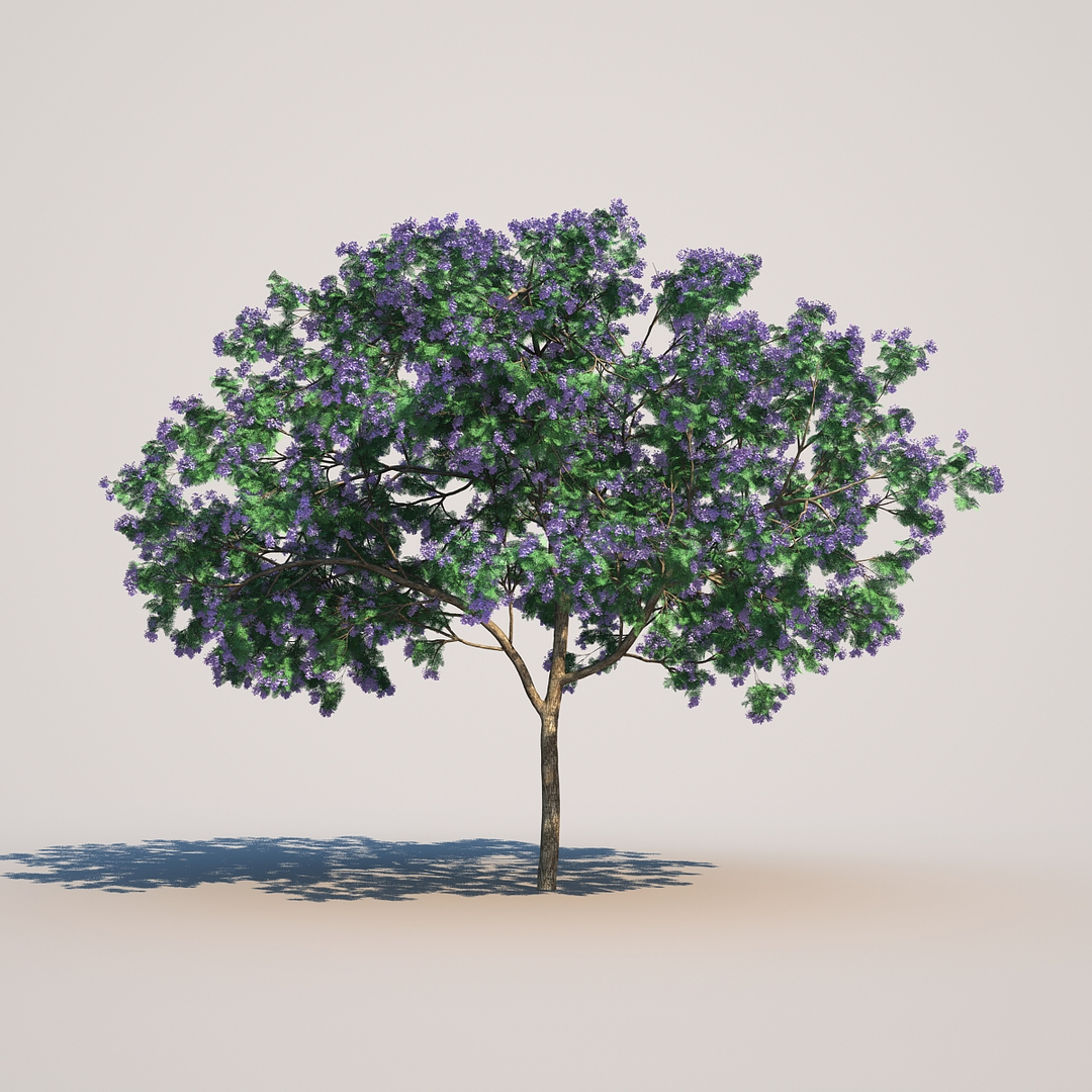 flower tree 3d model