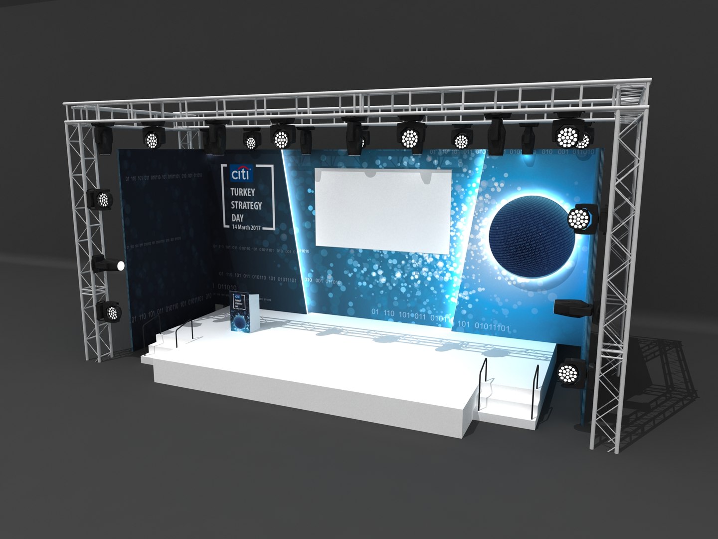 Stage Truss 3D - TurboSquid 1562927
