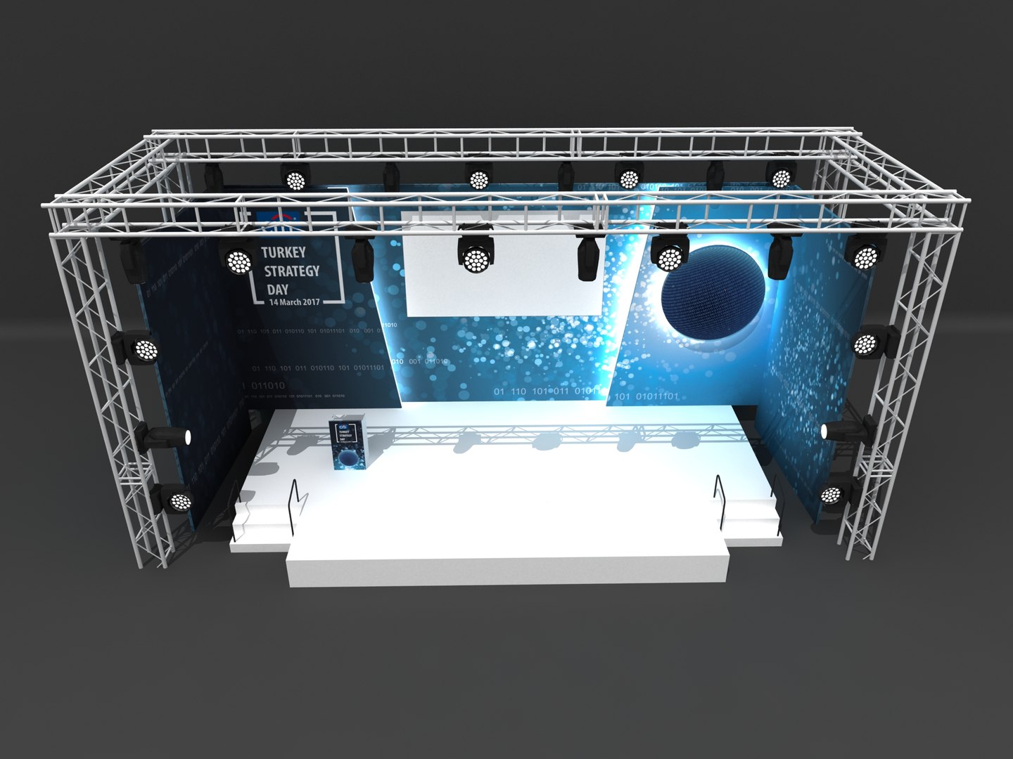 Stage Truss 3D - TurboSquid 1562927