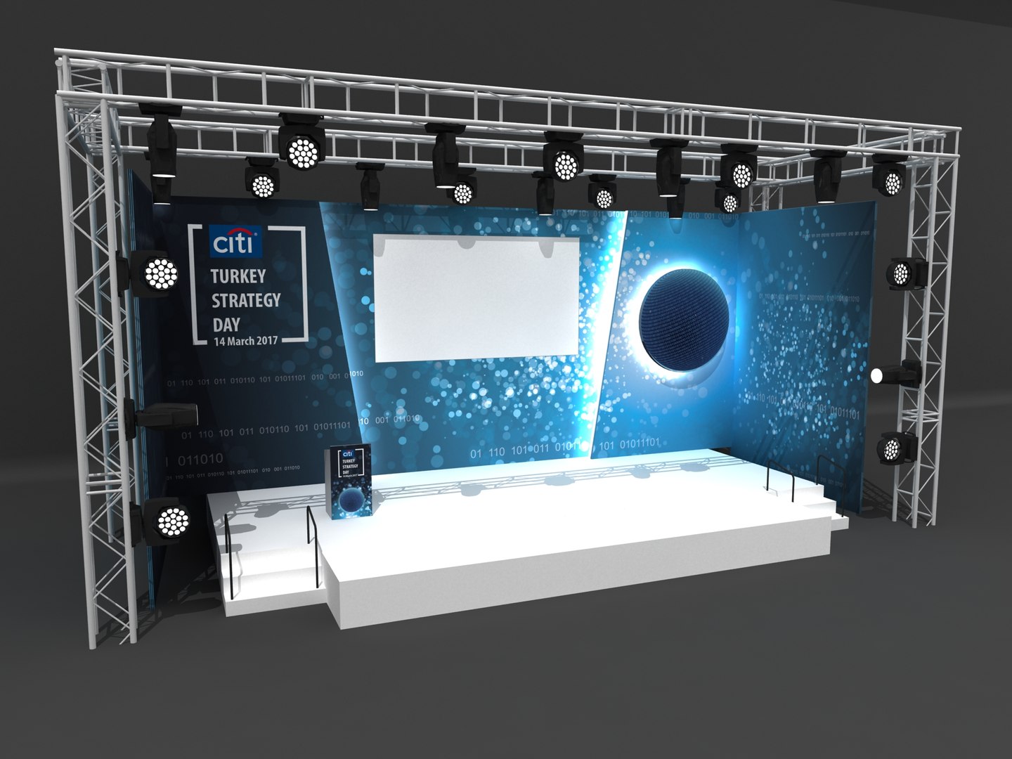 Stage Truss 3D - TurboSquid 1562927