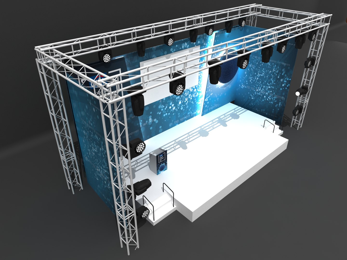 Stage Truss 3D - TurboSquid 1562927