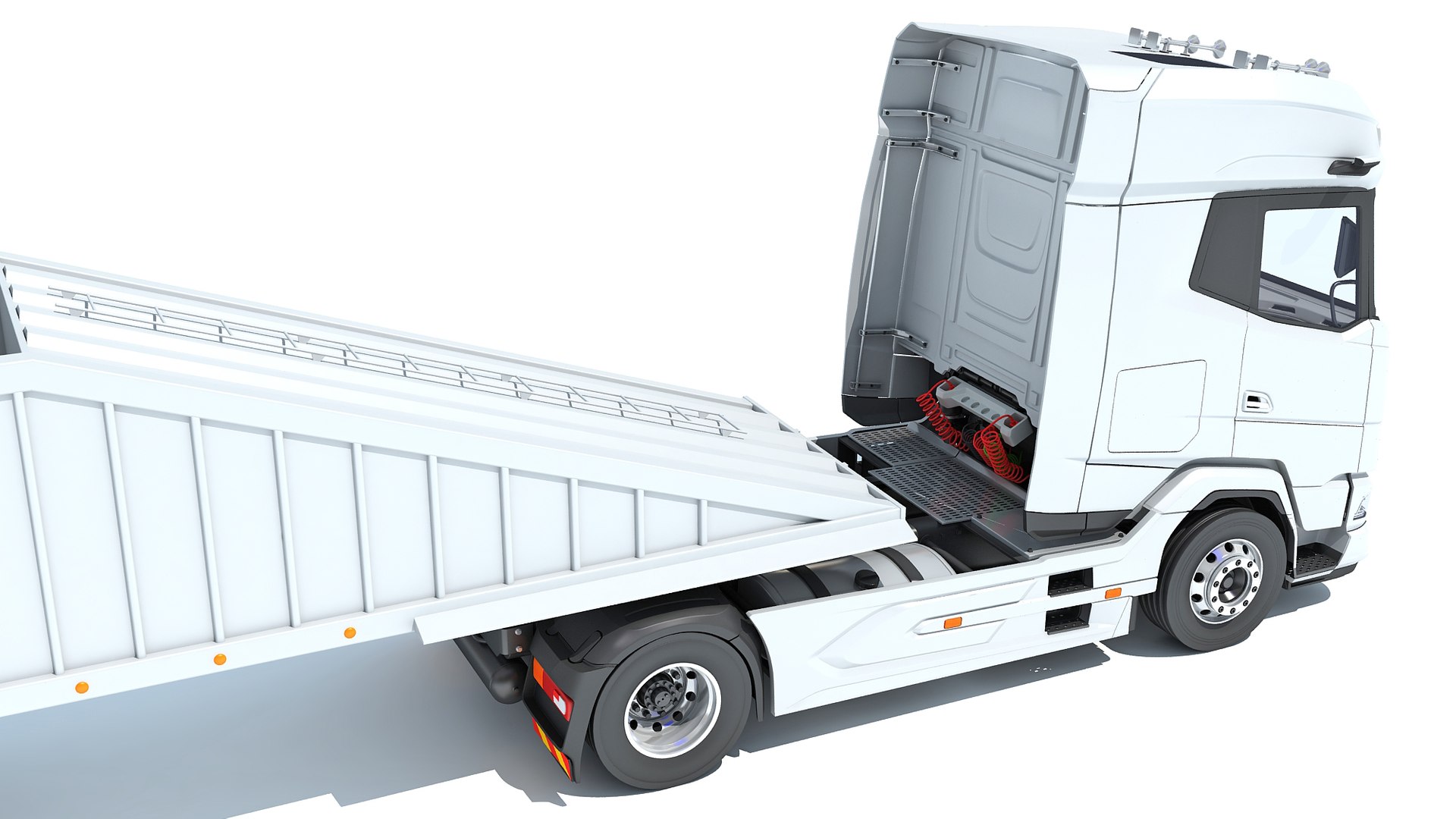 3D Bottom Dump Truck Model - TurboSquid 2161799