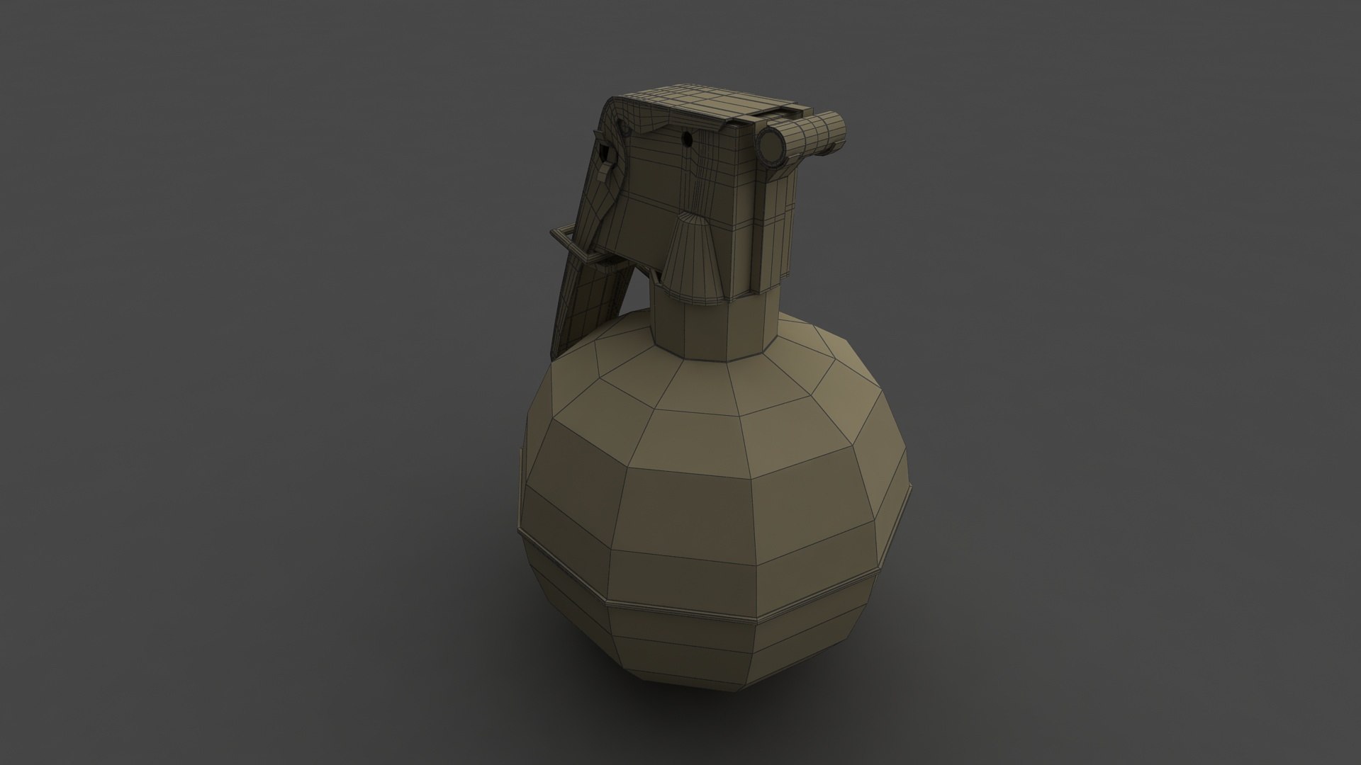 3D Military Frag Grenade - TurboSquid 2004391