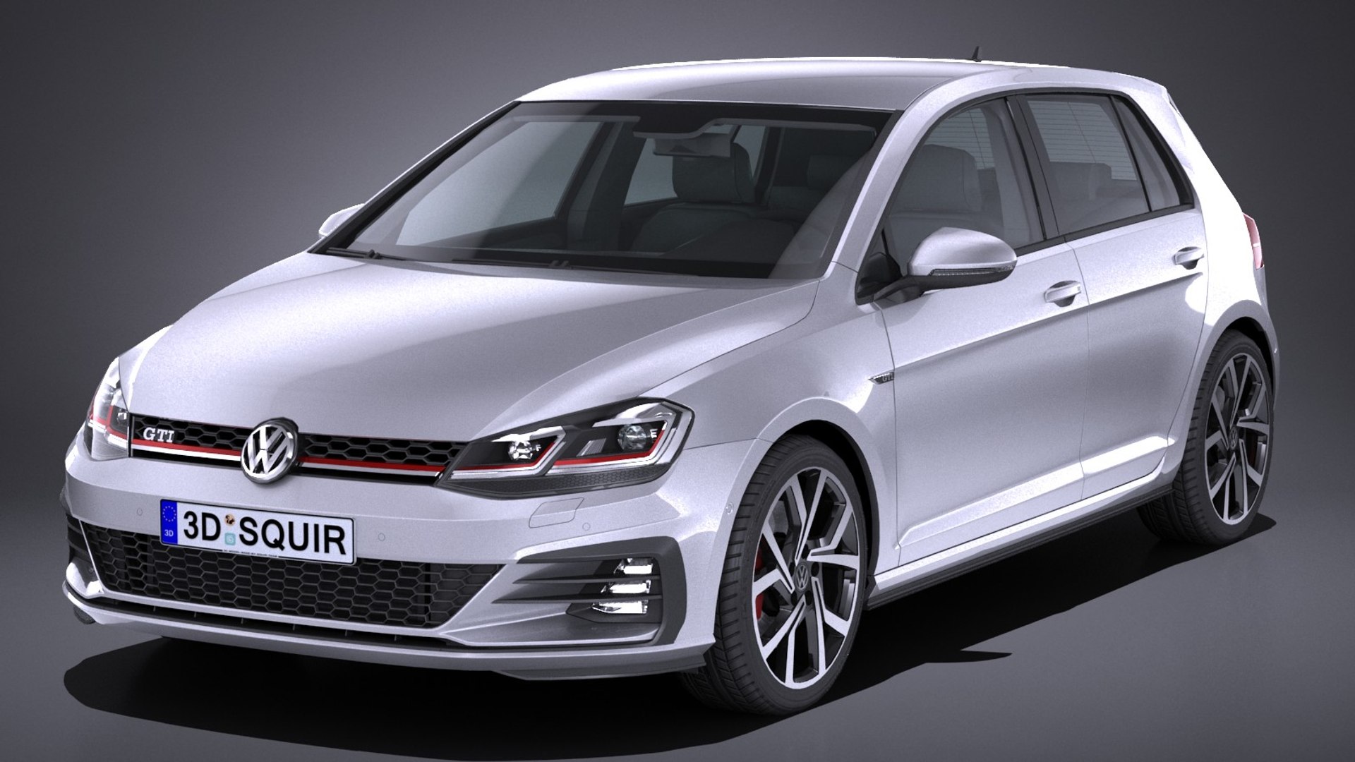 Volkswagen Golf Gti 3D Model - TurboSquid 1259040