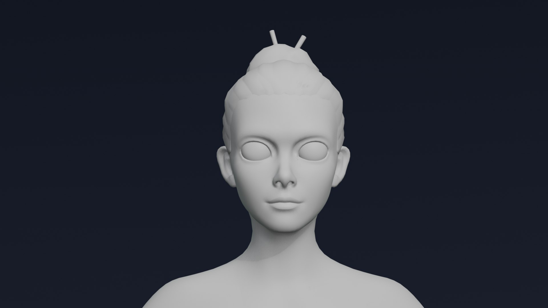 3D Stylized Female Body Base Mesh 3D Model Rigged With IK And FK Switch ...