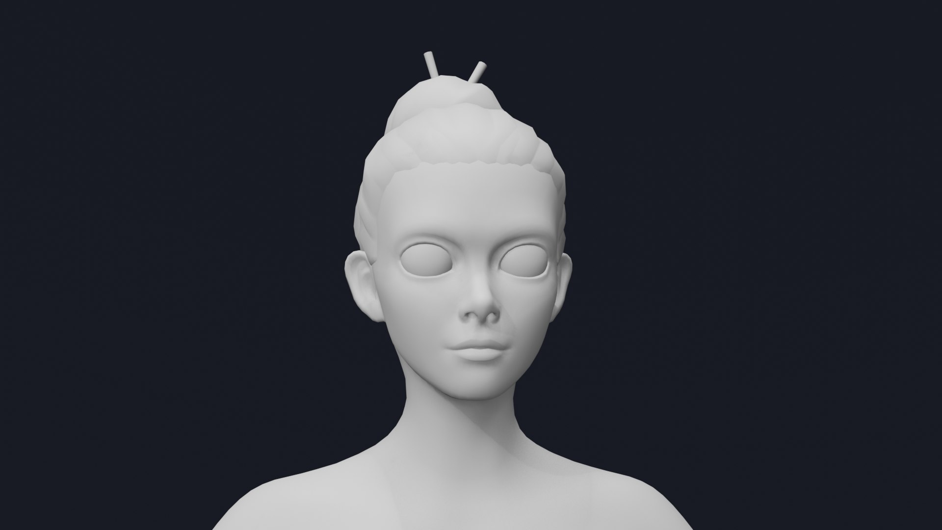 3D Stylized Female Body Base Mesh 3D Model Rigged With IK And FK Switch ...
