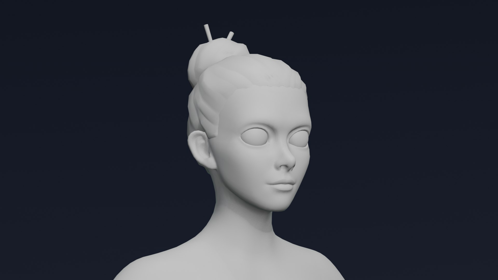 3D Stylized Female Body Base Mesh 3D Model Rigged With IK And FK Switch ...