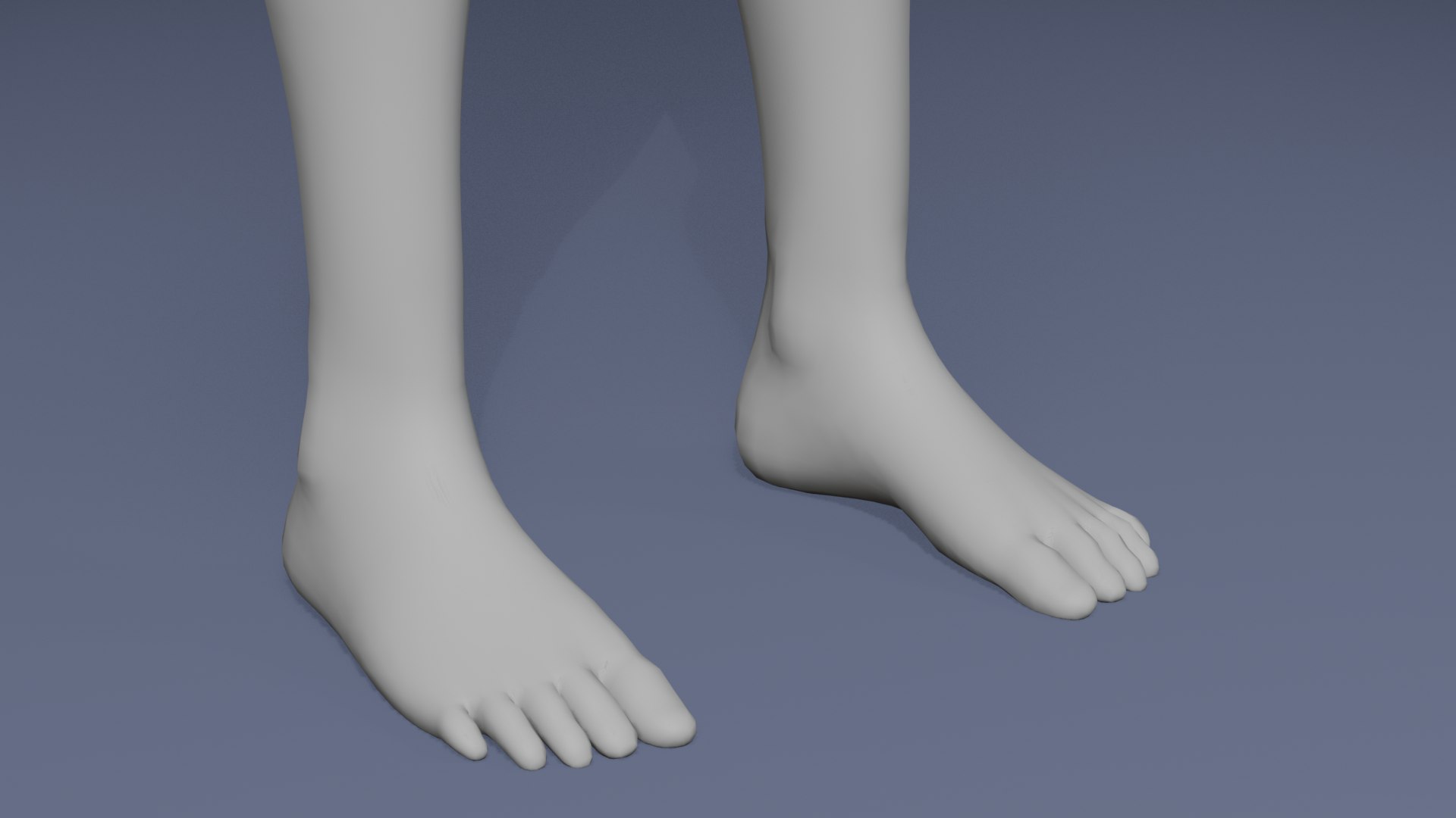 3D Stylized Female Body Base Mesh 3D Model Rigged With IK And FK Switch ...