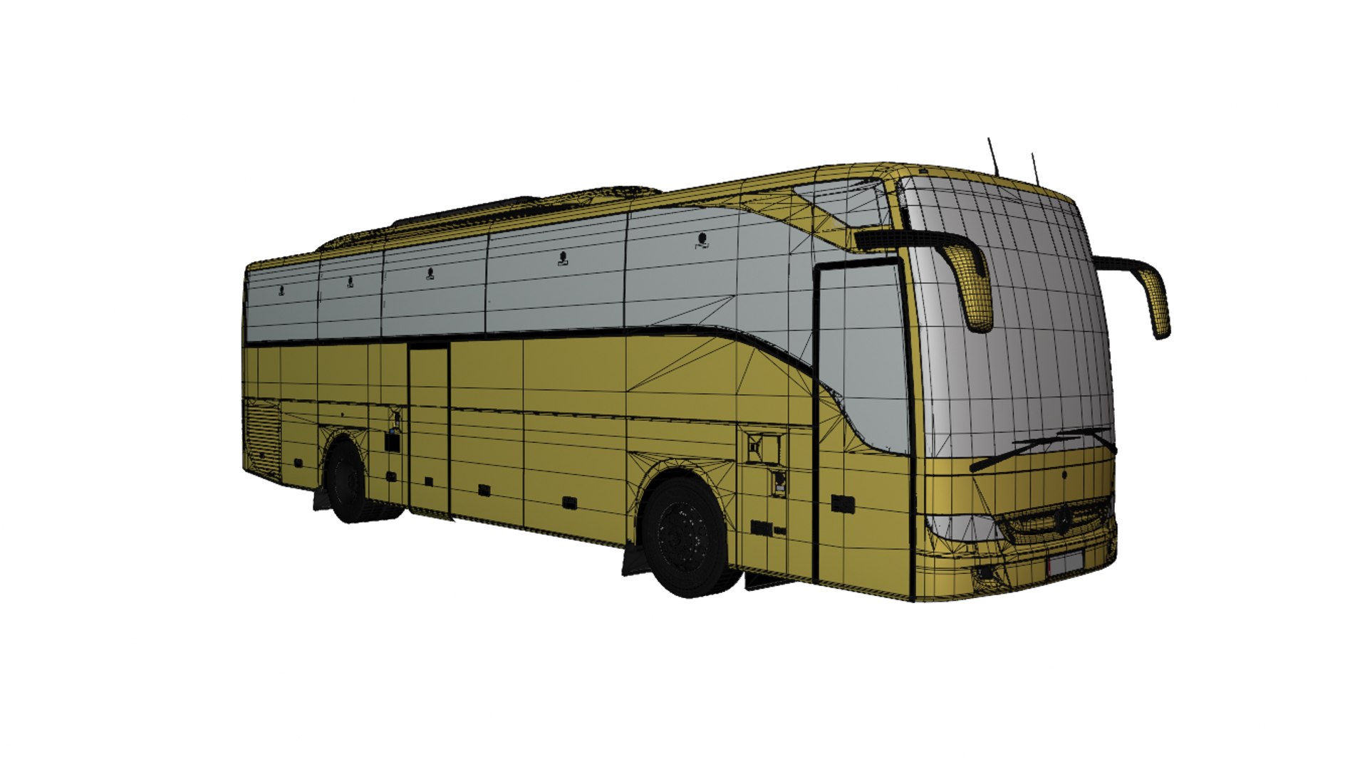 Mercedes Benz Tourismo 15 RHD Model - TurboSquid 2344920