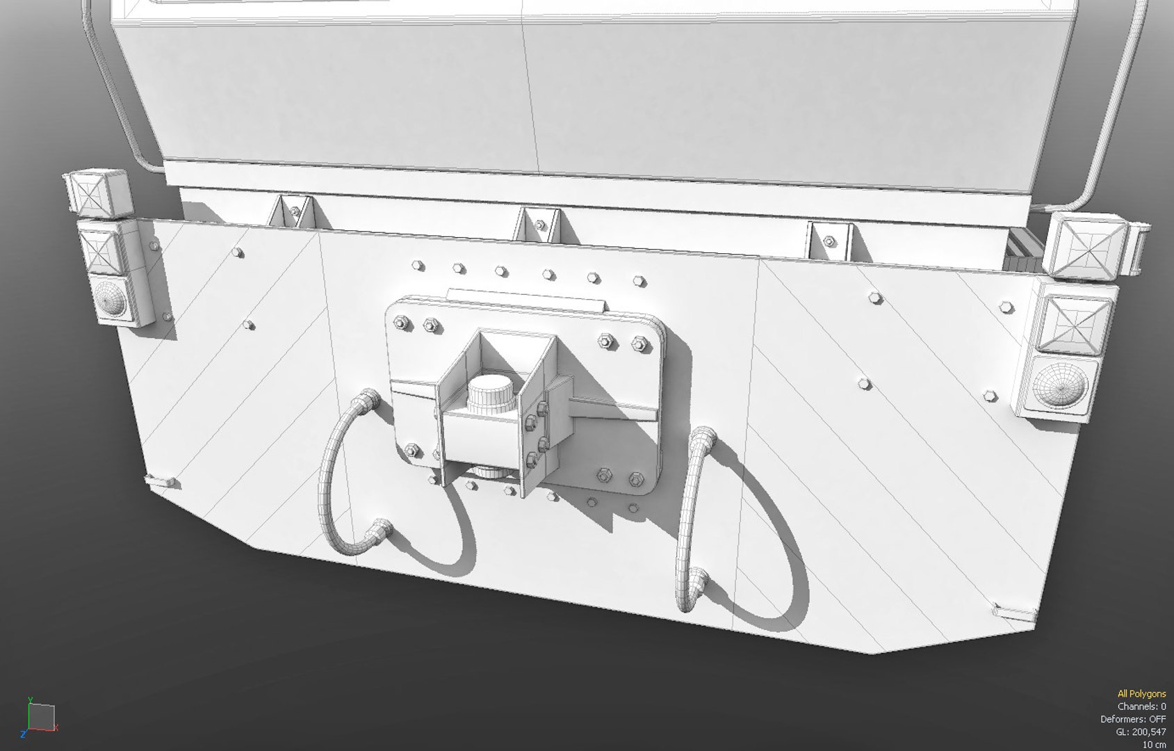 3d Model Translok Train Machine