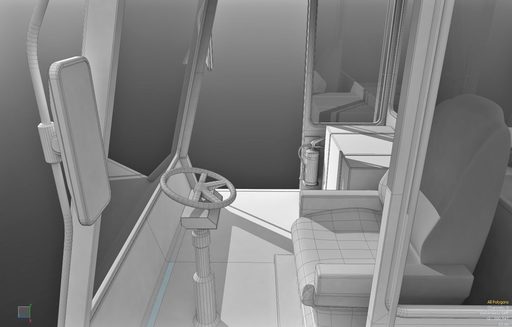 3d Model Translok Train Machine