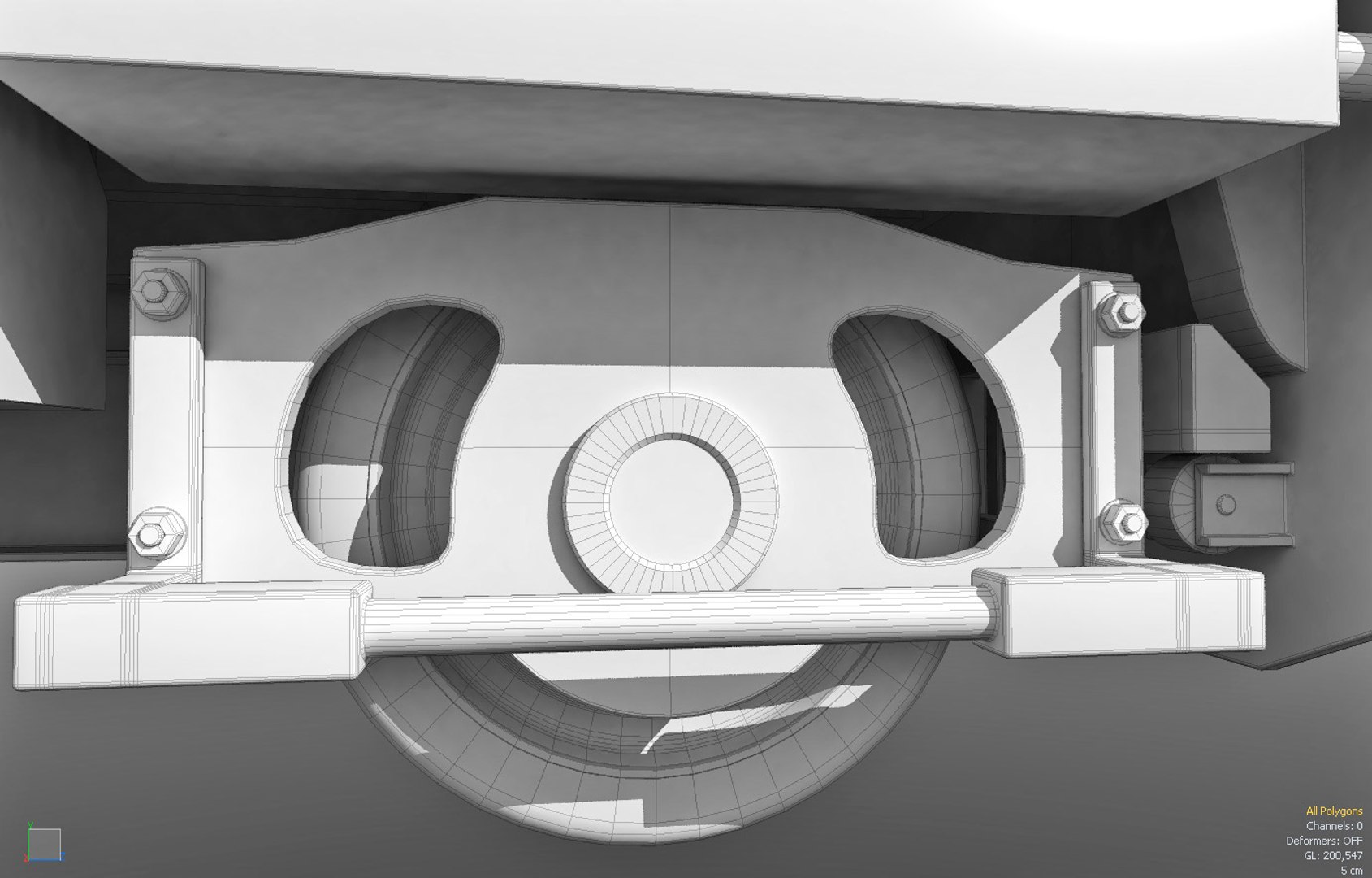 3d Model Translok Train Machine