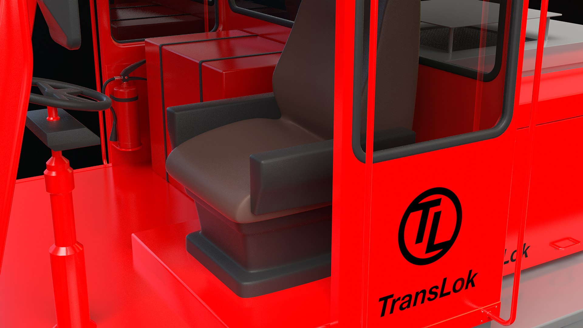 3d Model Translok Train Machine