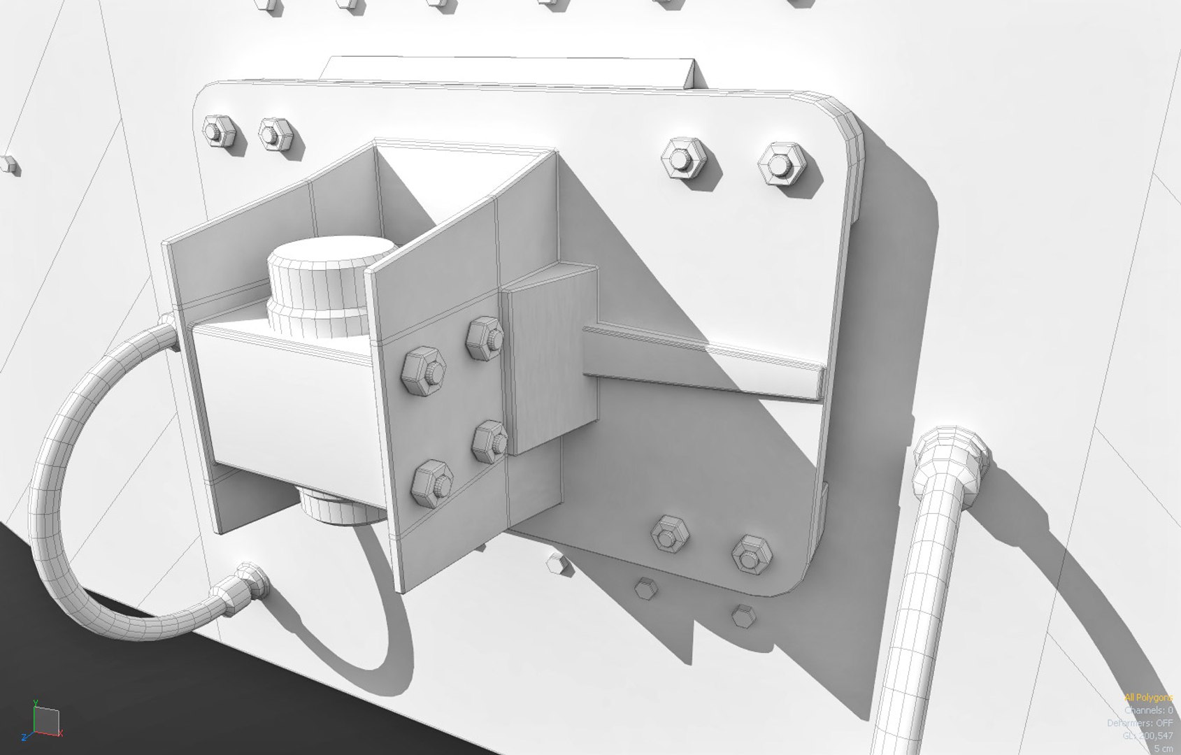 3d Model Translok Train Machine