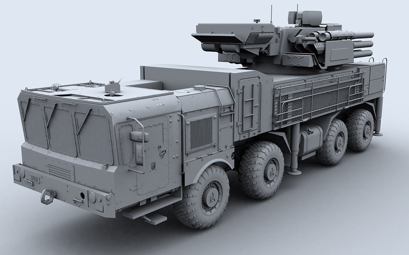 Sa-22 Pantsir-s1 3d Model