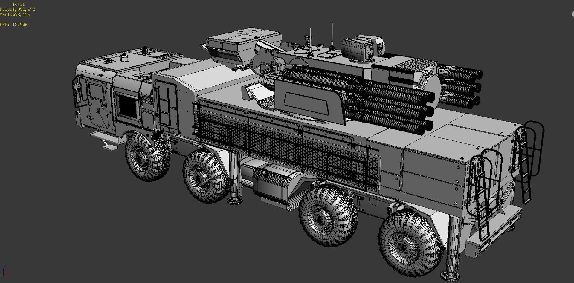 Sa-22 Pantsir-s1 3d Model