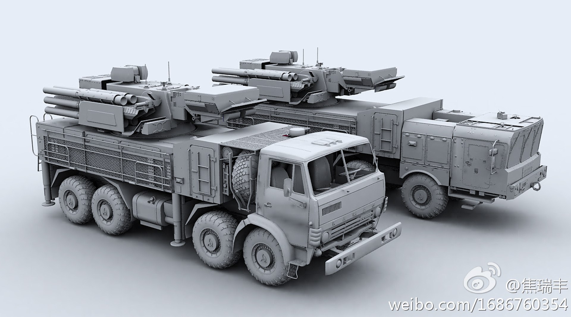 Sa-22 Pantsir-s1 3d Model