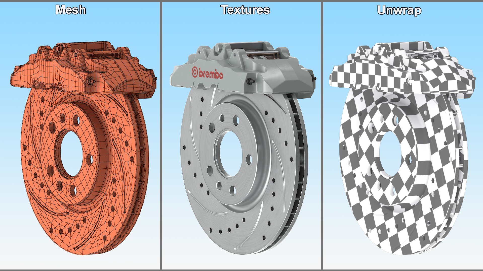 Brembo Performance Brake System 3D - TurboSquid 2389332