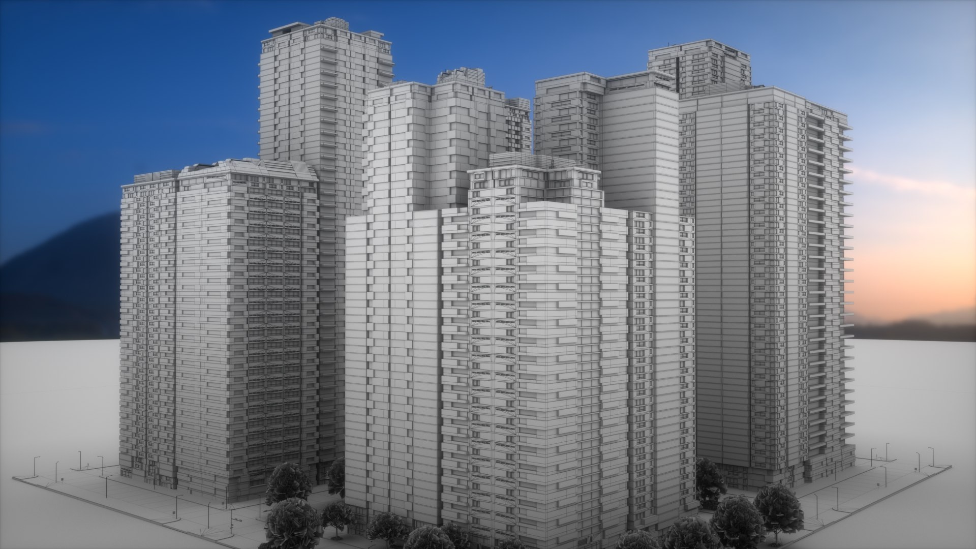 City Block Type A21 Model - TurboSquid 2091272