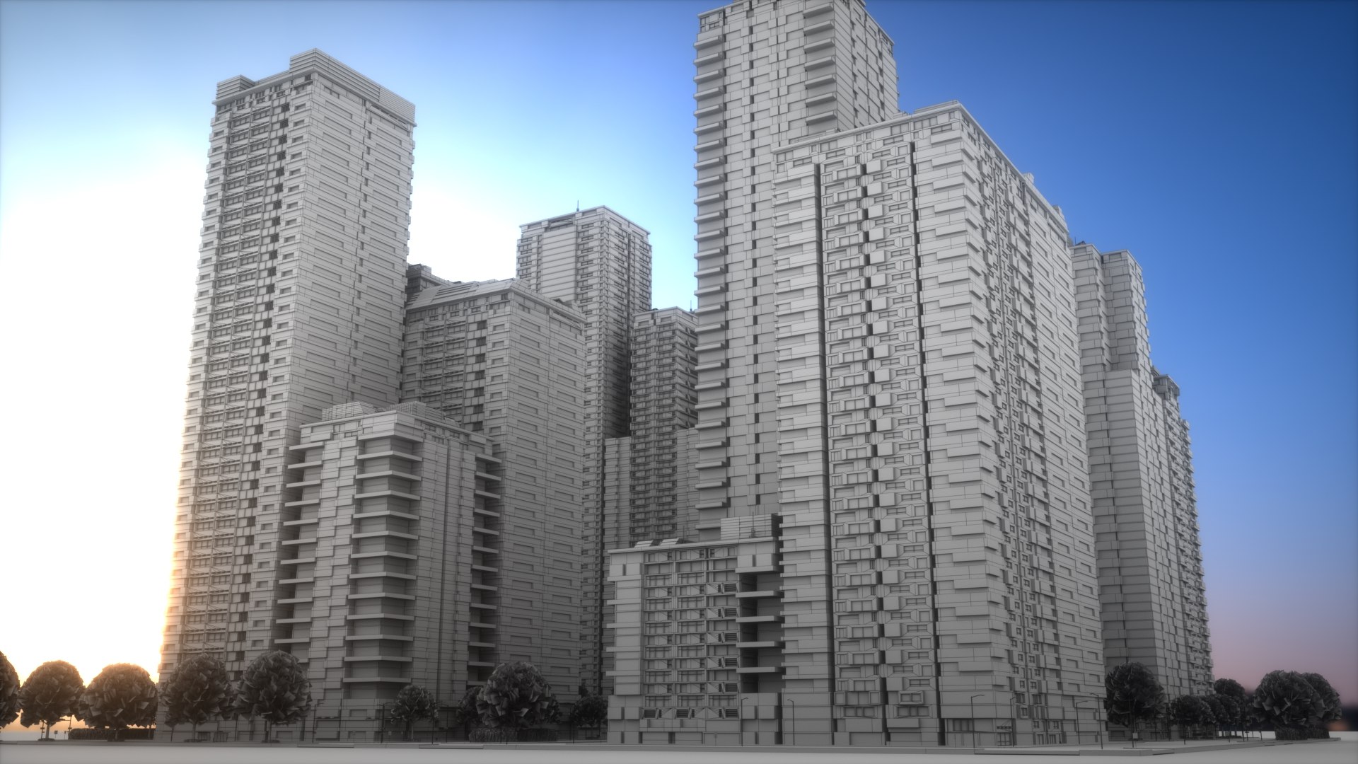 City Block Type A21 Model - TurboSquid 2091272