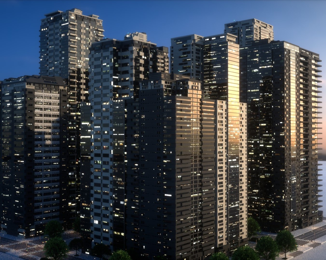 City Block Type A21 Model - TurboSquid 2091272