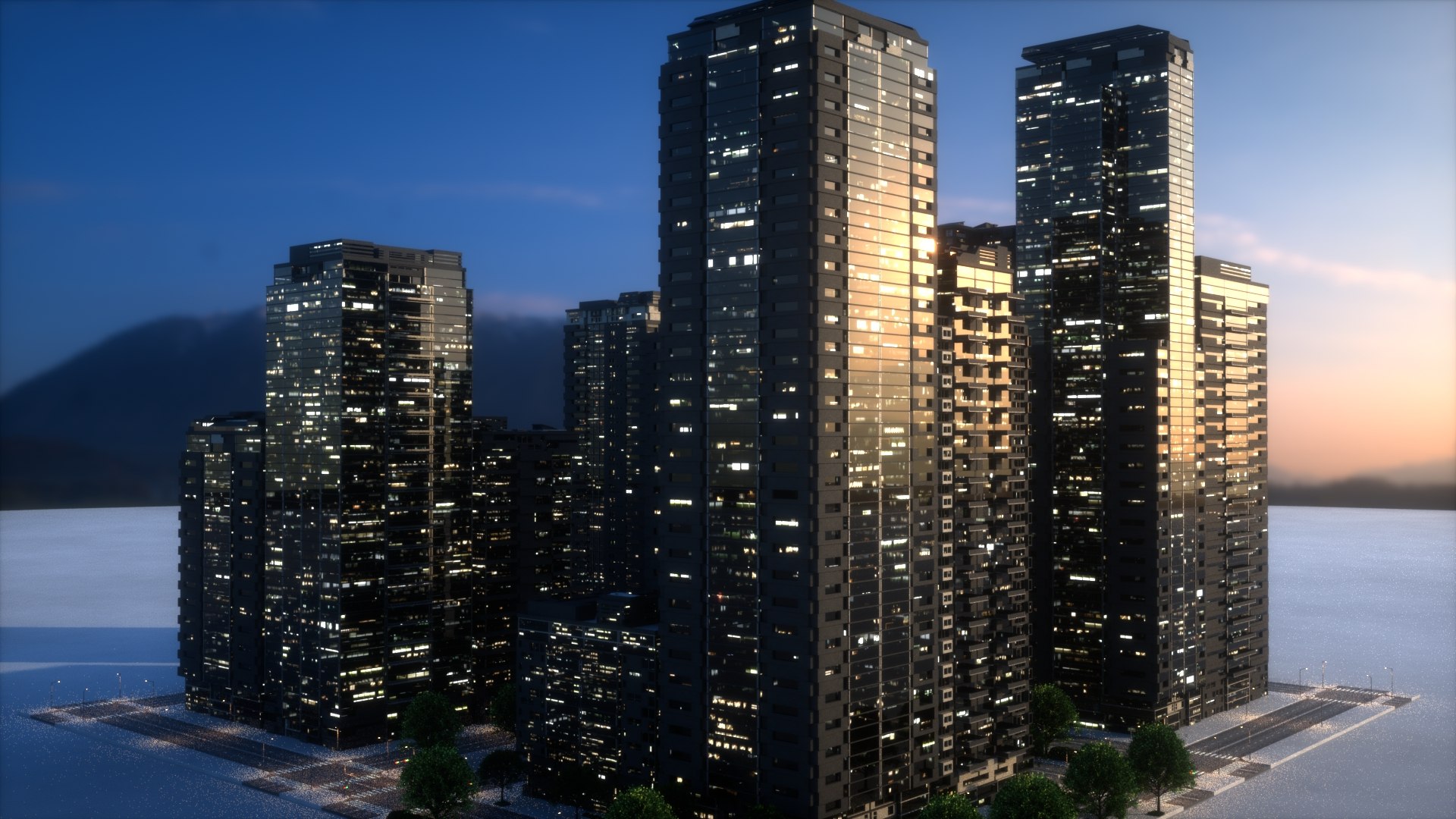 City Block Type A21 Model - TurboSquid 2091272