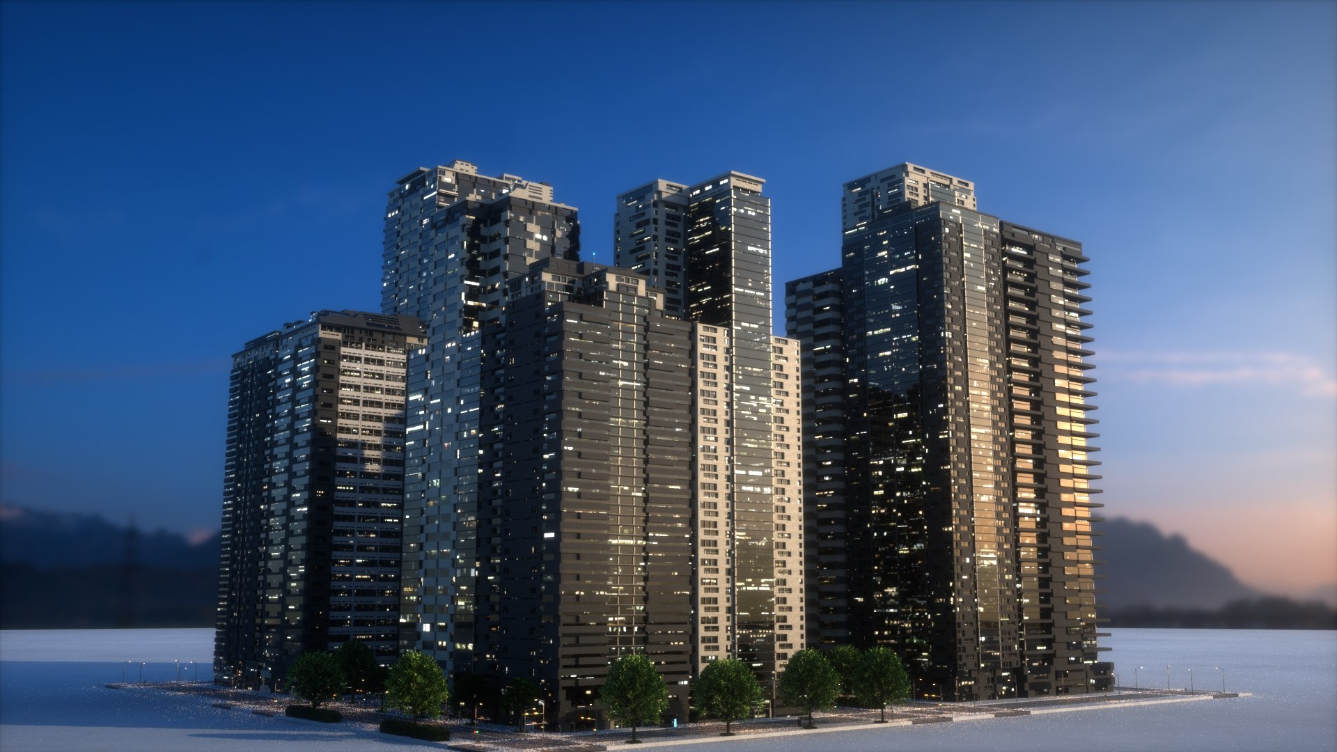 City Block Type A21 Model - TurboSquid 2091272